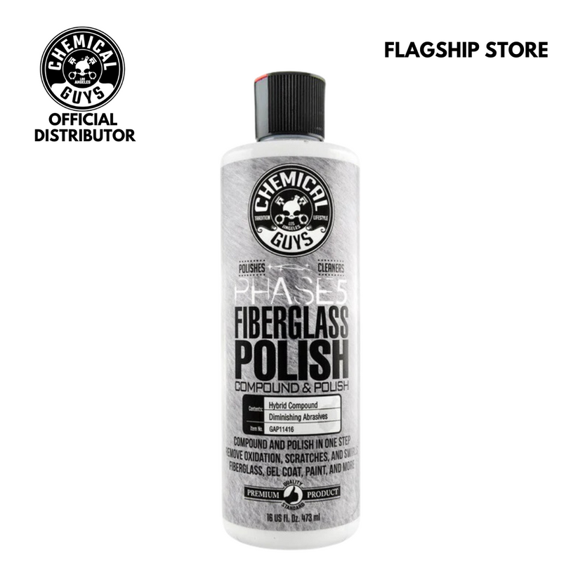 Chemical Guys Phase 5 Fiberglass Compound and Polish (16 Fl. Oz ...